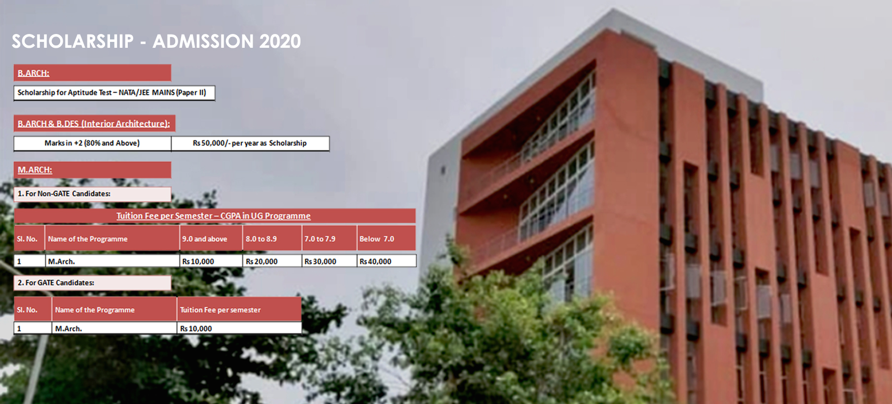 CRESCENT SCHOOL OF ARCHITECTURE